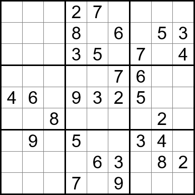 Sudoku #1207a and #1208a (Easy) - Free Printable Puzzles | Puzzles.ca